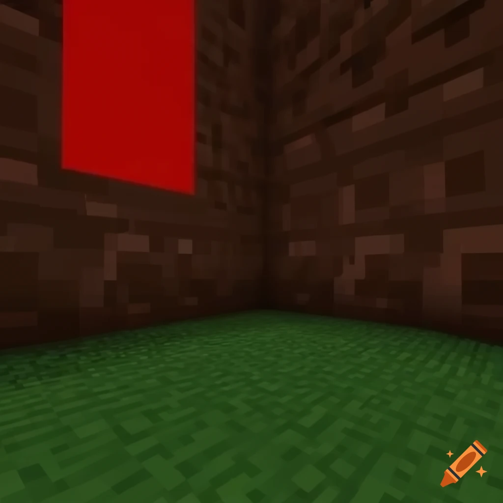 Minecraft liminal space on Craiyon