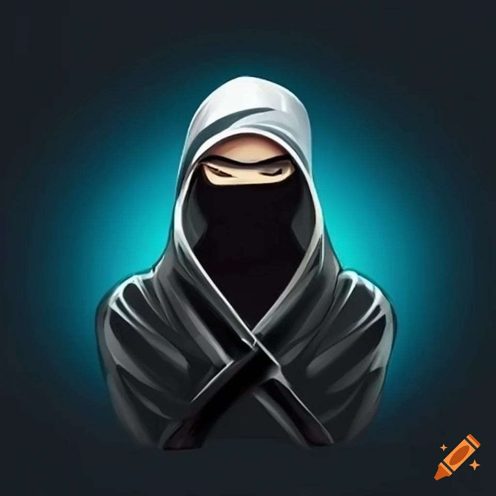 Hacker and ninja logo on Craiyon