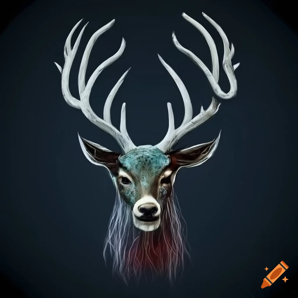 Alien moose ufo in the night sky on Craiyon