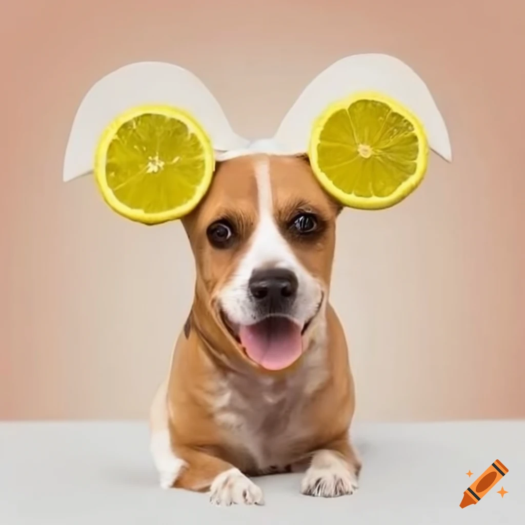 Dogs with unique lemon-shaped ears