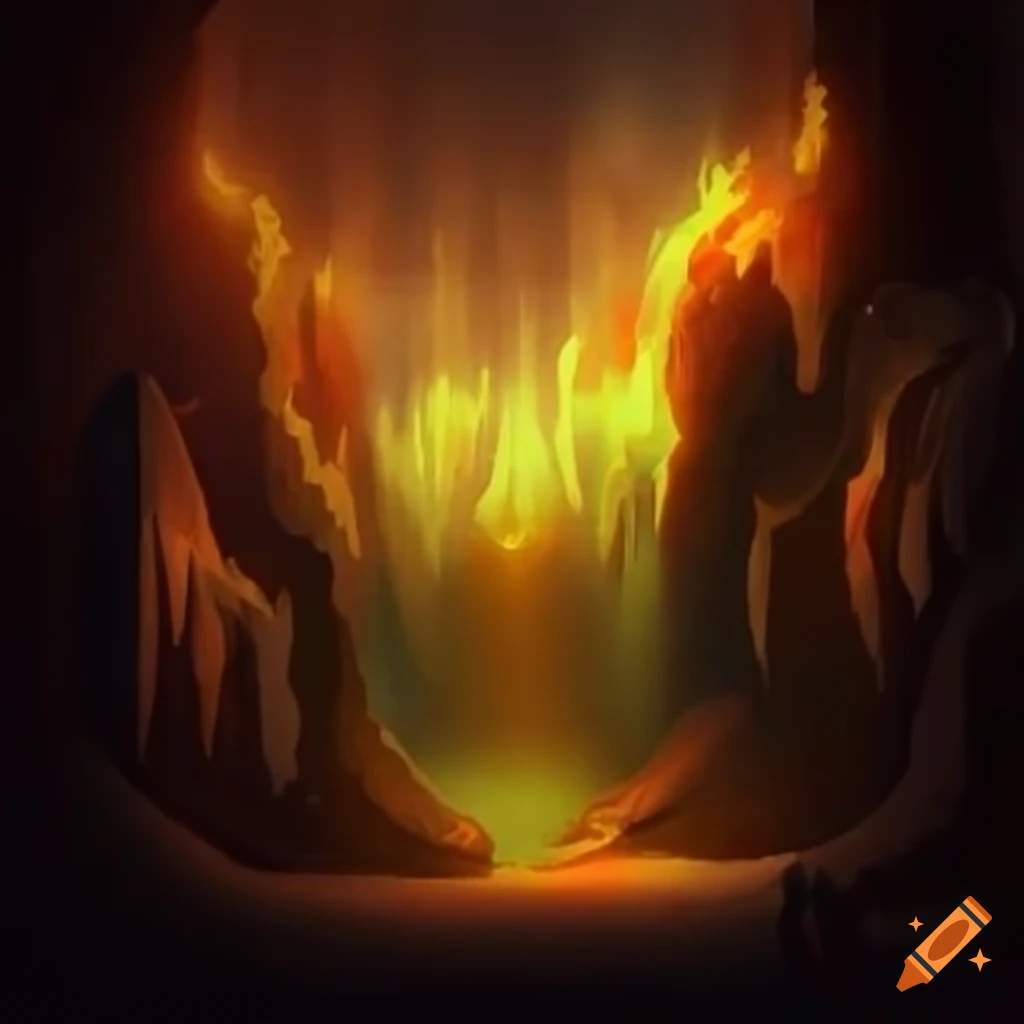 Image of an ancient golden dungeon on Craiyon