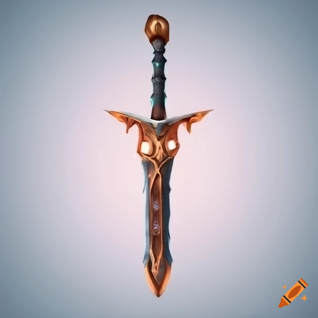 Fantasy long sword on Craiyon