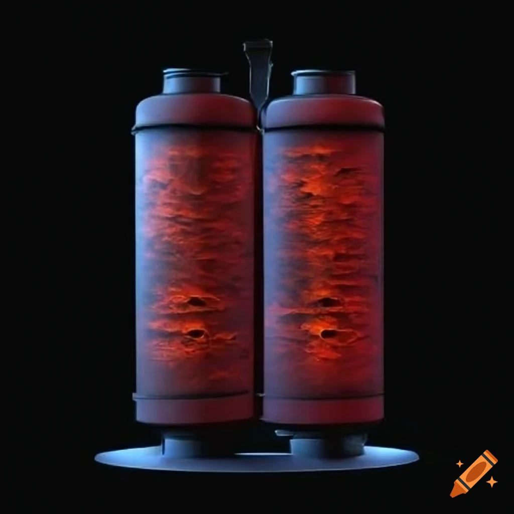Illustration of battery structure and ion movement on Craiyon