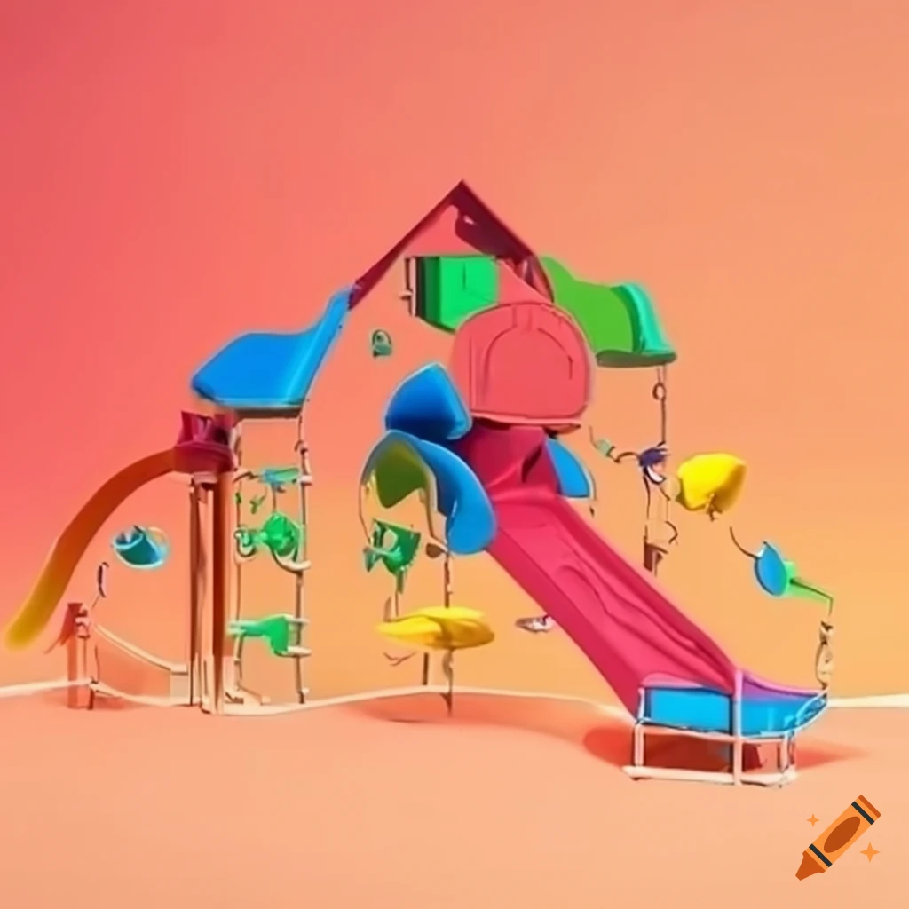 Colorful And Surreal Playground On Craiyon