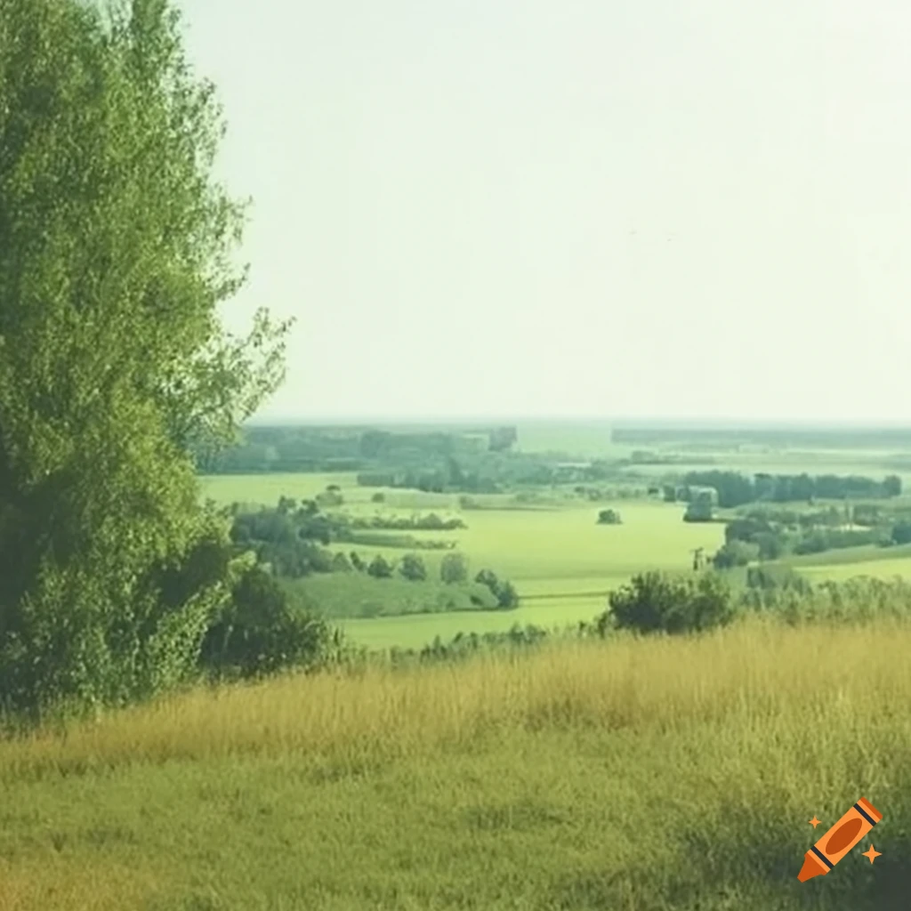 Early 90s style landscape on Craiyon