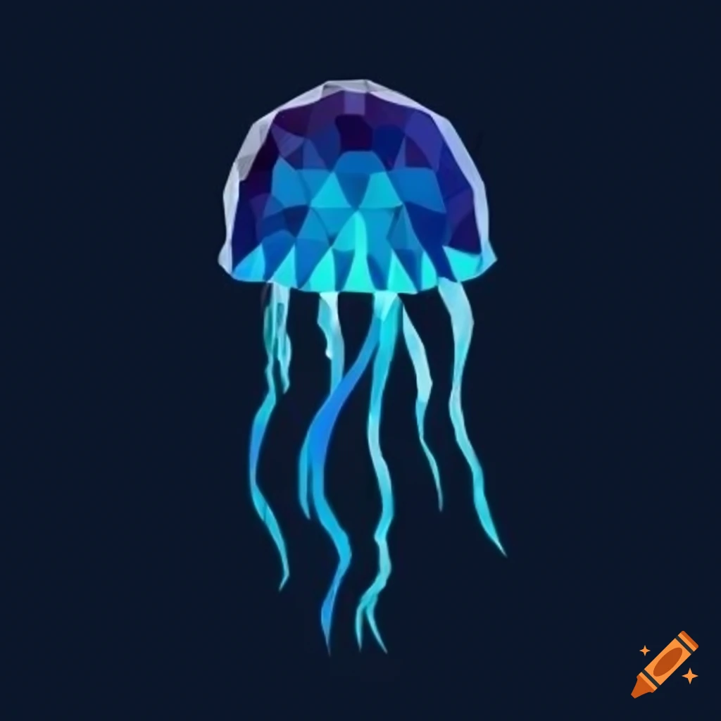 Jellyfish in the ocean on Craiyon