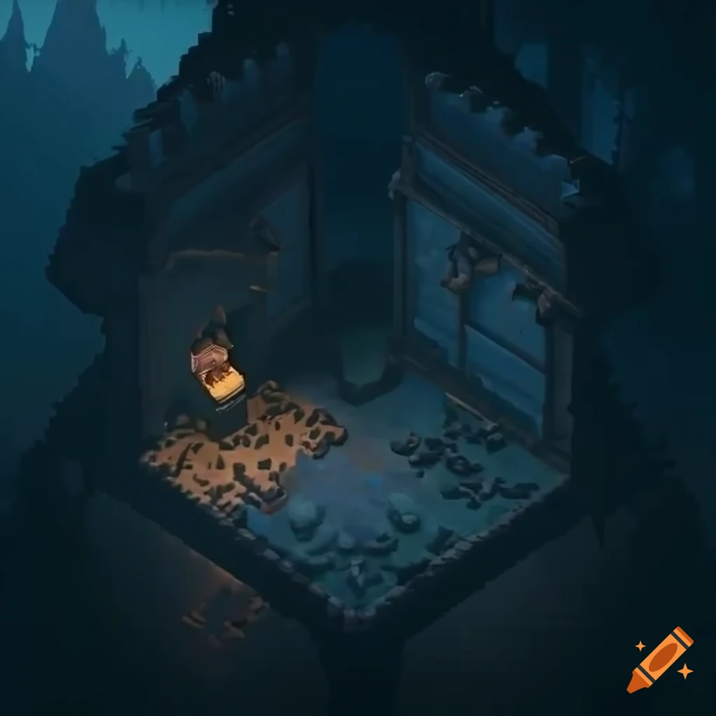 Intricate isometric concept art of terrain in various video games on ...