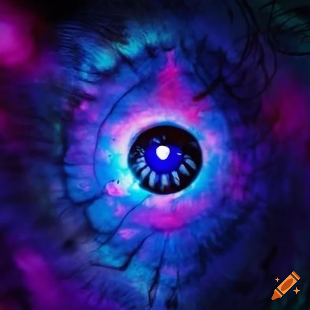 Image of a third eye on Craiyon