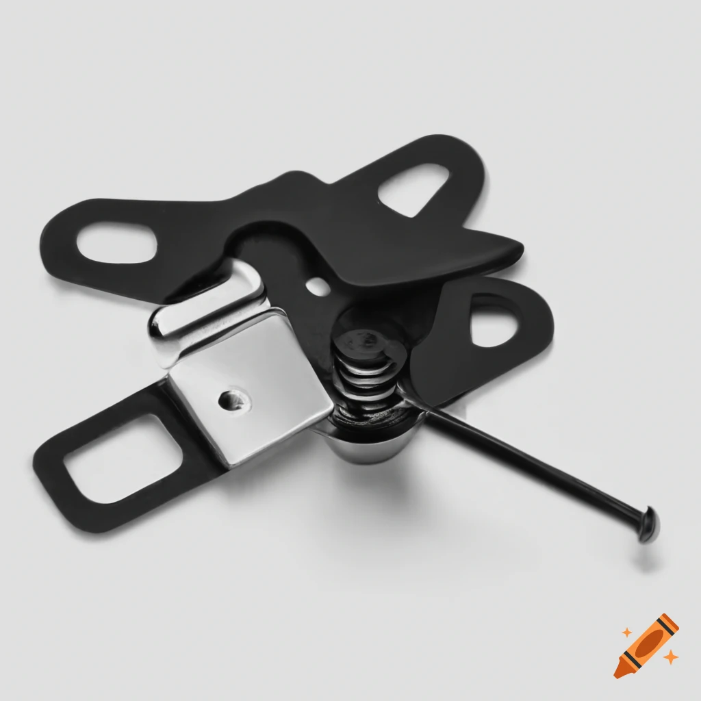 Close-up of a locking mechanism