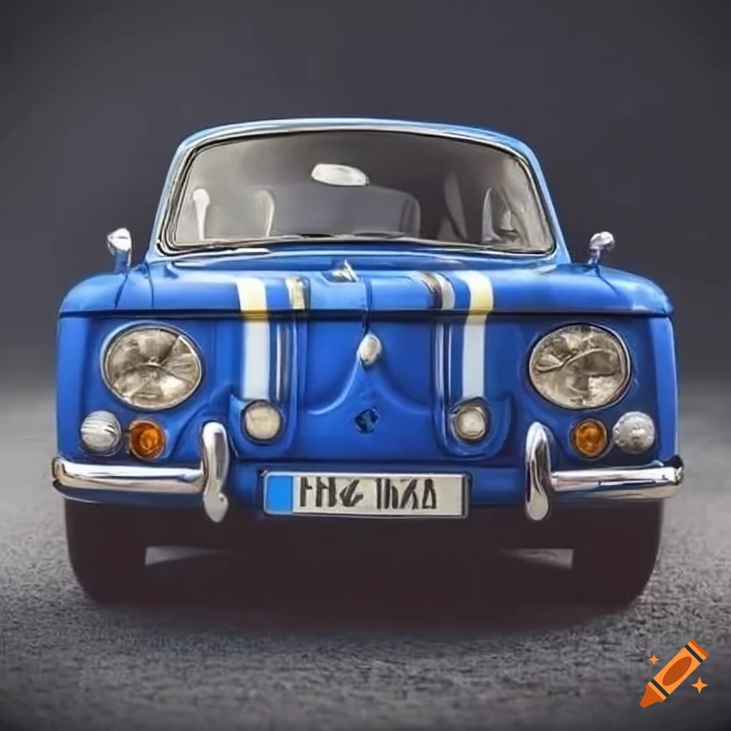 Vintage renault r8 gordini car on Craiyon