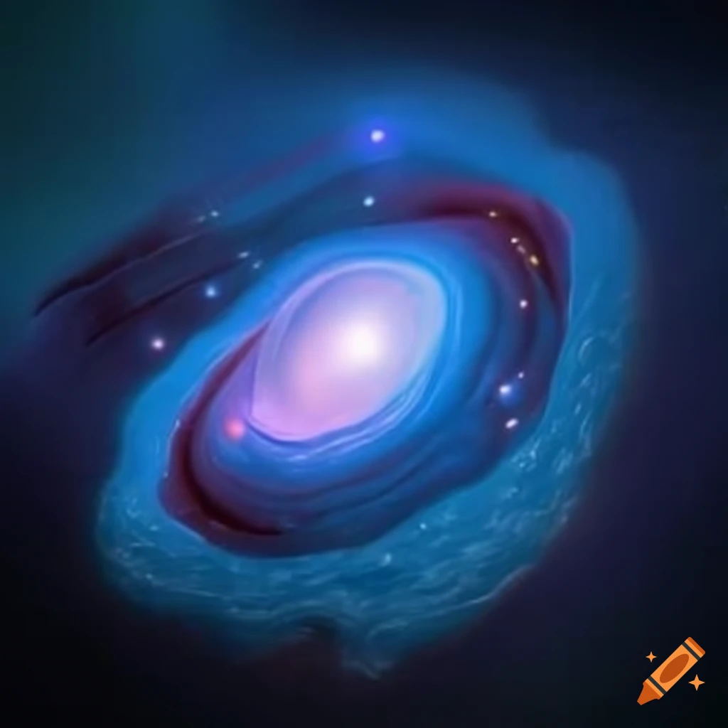 Concept art of a teeming universe on Craiyon