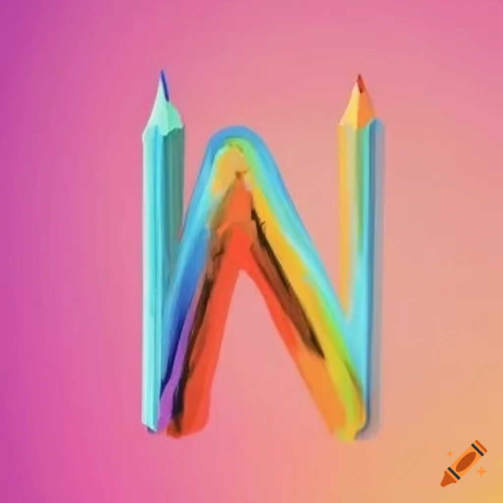 An app icon with the letter m on Craiyon