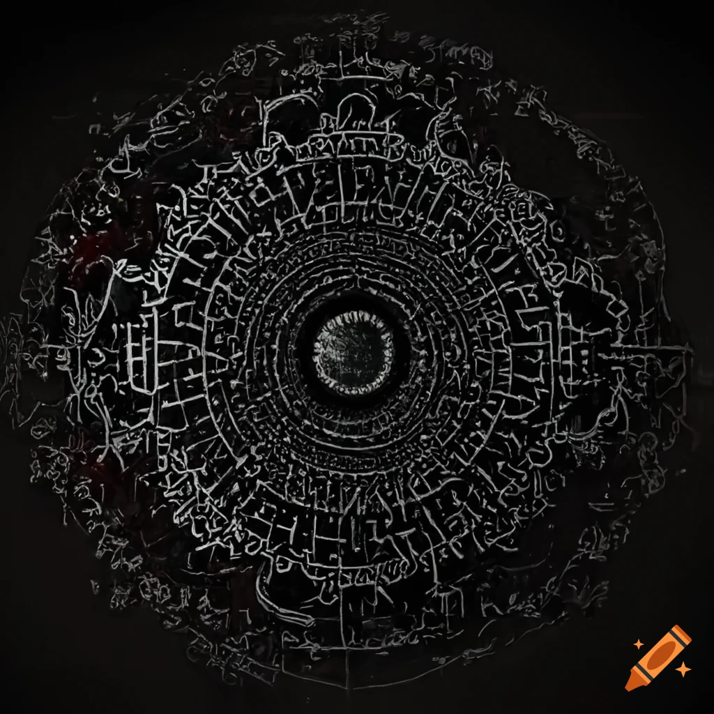 Kufi calligraphy masterpiece