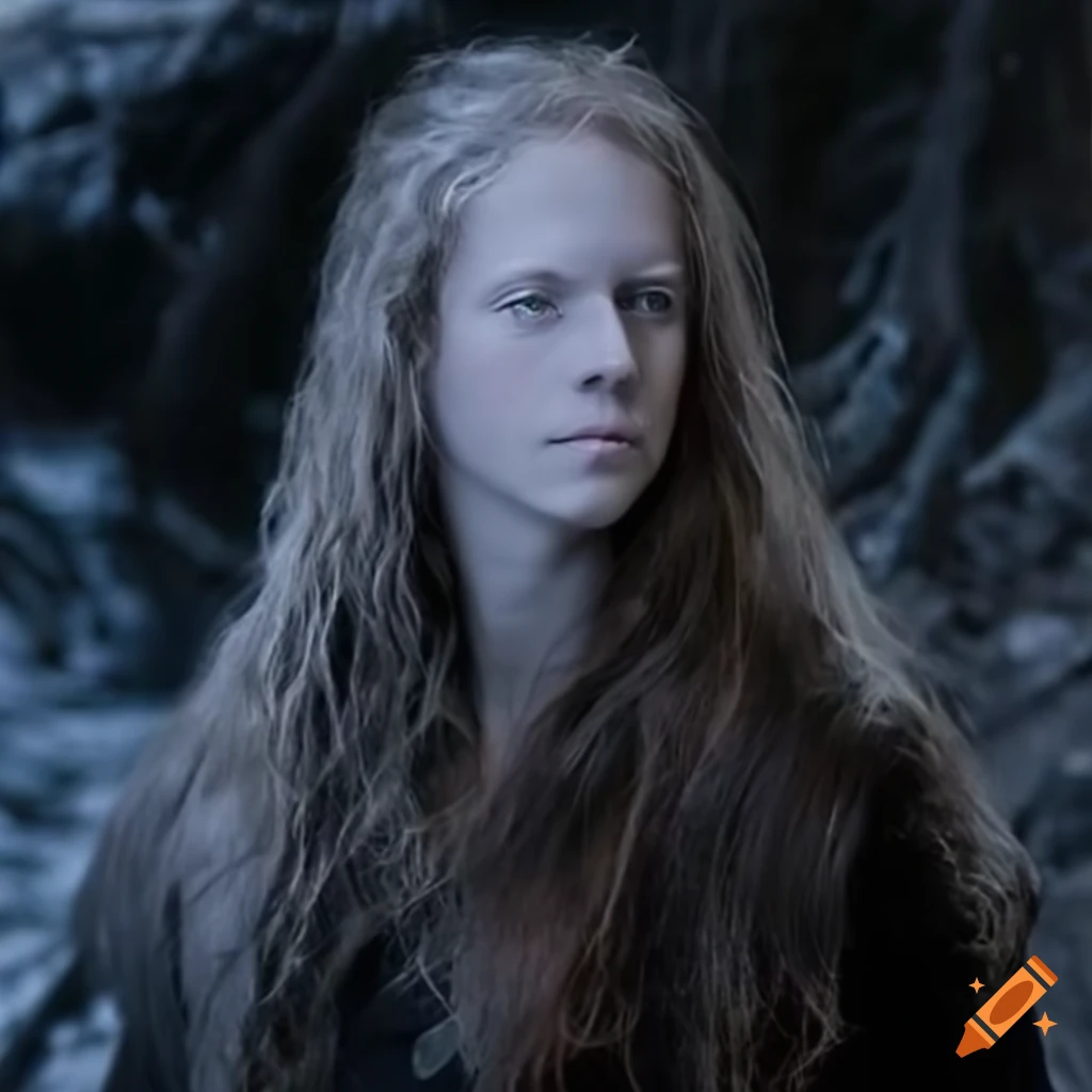 Depiction of a hyper realistic female celtic warrior on Craiyon