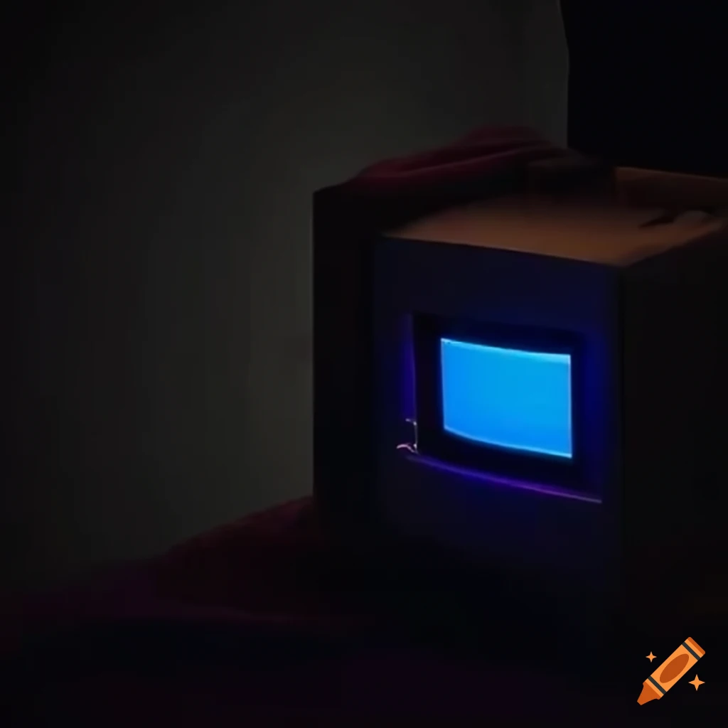 Retro gaming setup with crt tv and gamecube games on Craiyon