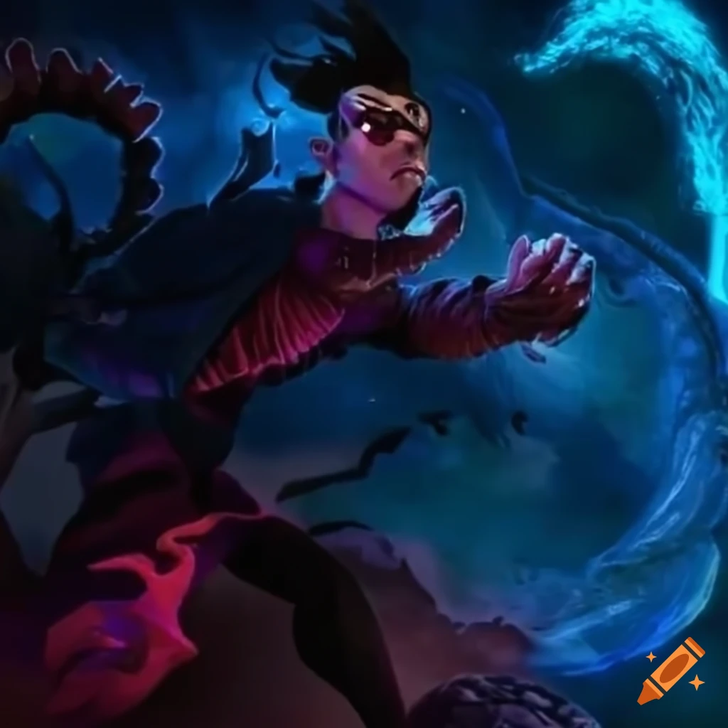 Abstract chaotic experience artwork