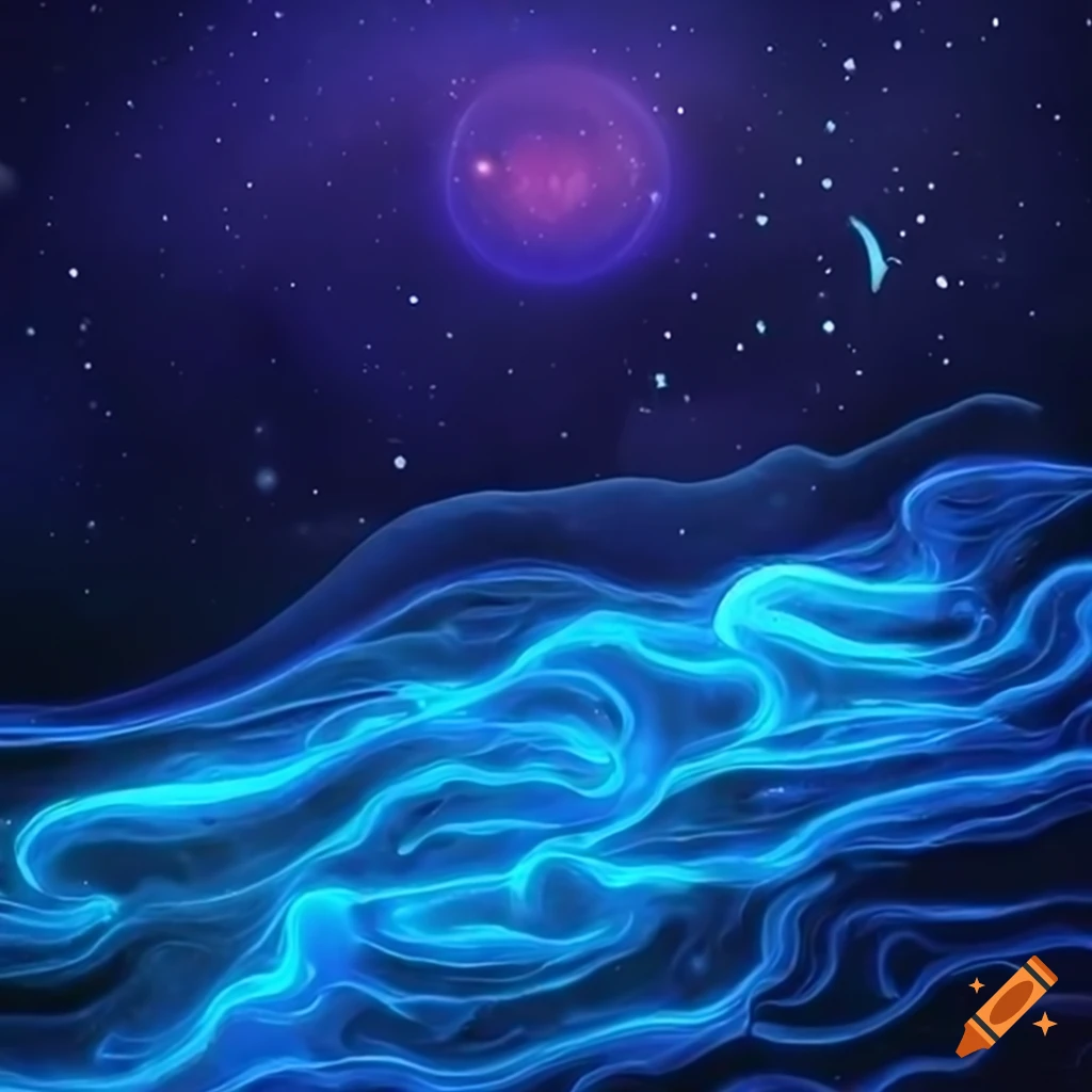 Vibrant cosmic numbers in a stunning composition on Craiyon