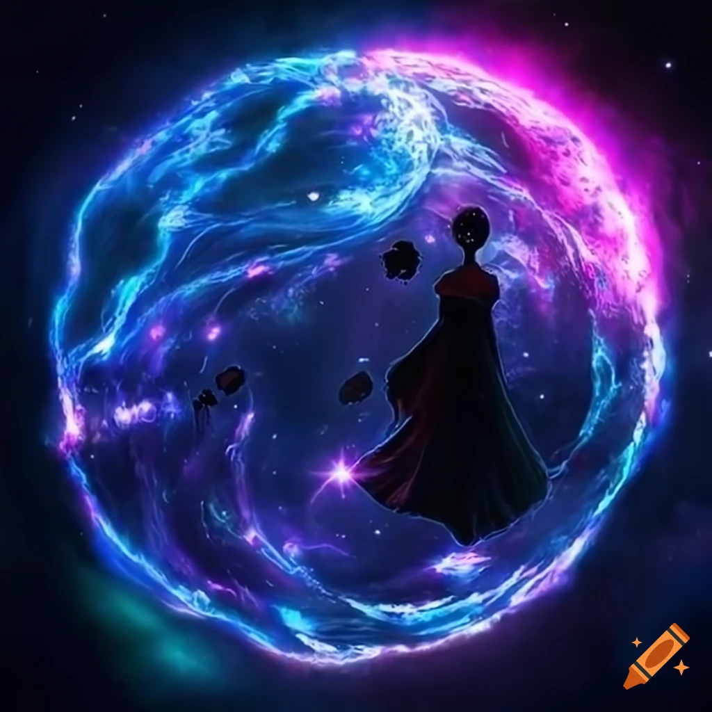 Vibrant cosmic numbers in a stunning composition