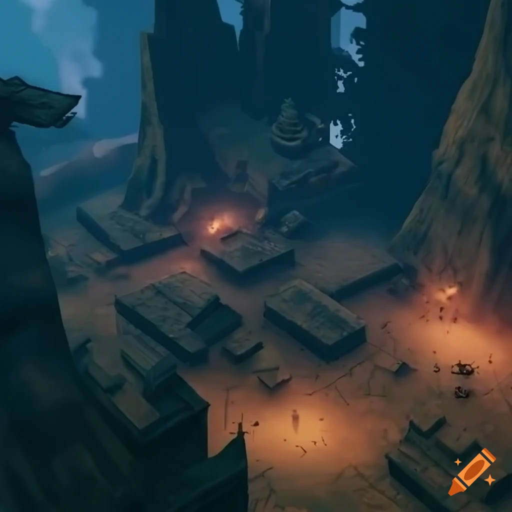 Valheim mistlands longboat portal on Craiyon