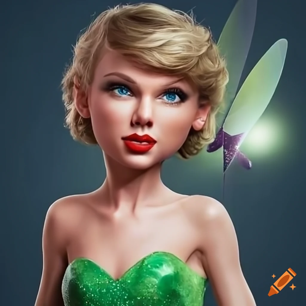 Tinker bell portrayal by taylor swift