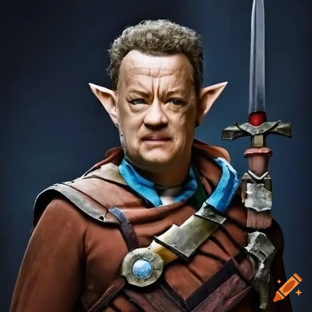 Tom hanks as link from the legend of zelda on Craiyon