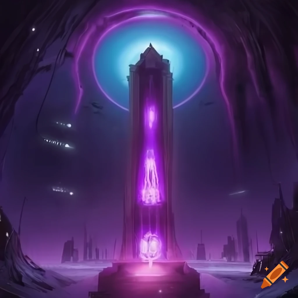Sci fi Tower Extracting Cosmic Resource On Craiyon sci-fi-tower-extracting-cosmic-resource-on-craiyon