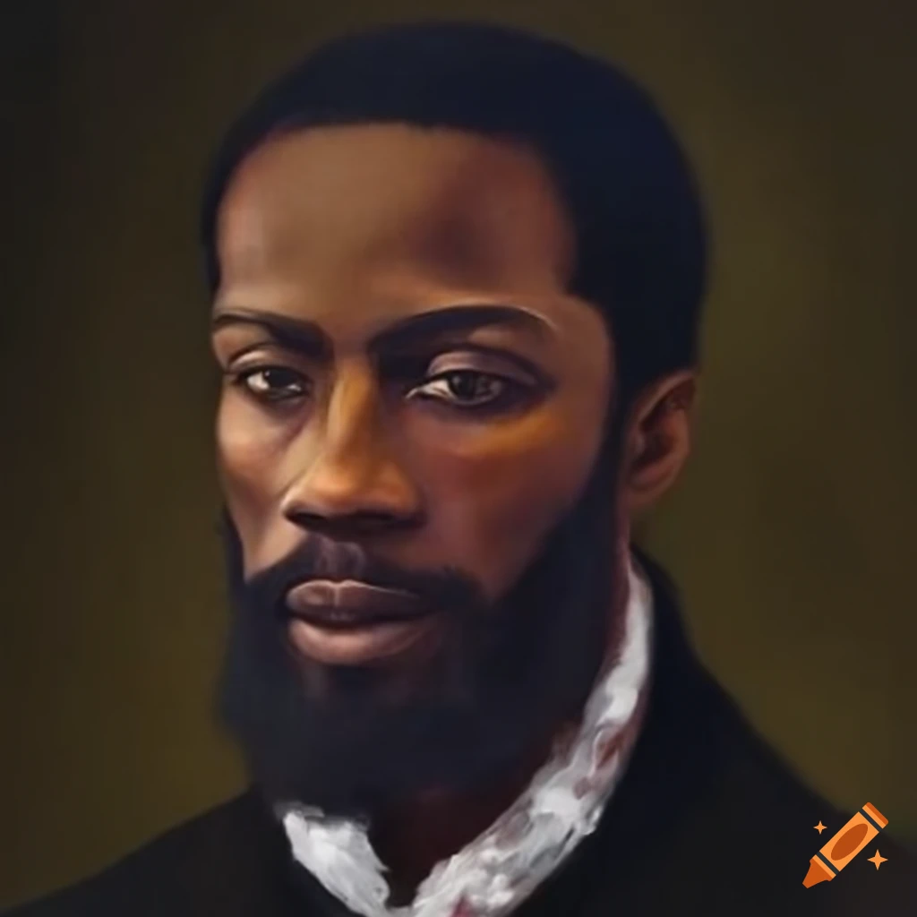 Renaissance painting of a man of african descent