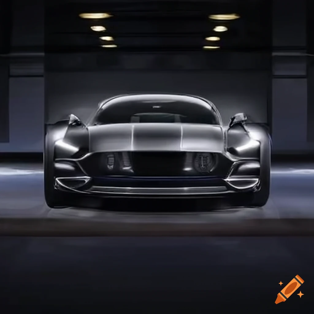 Design of a sleek two-door coupe car on Craiyon