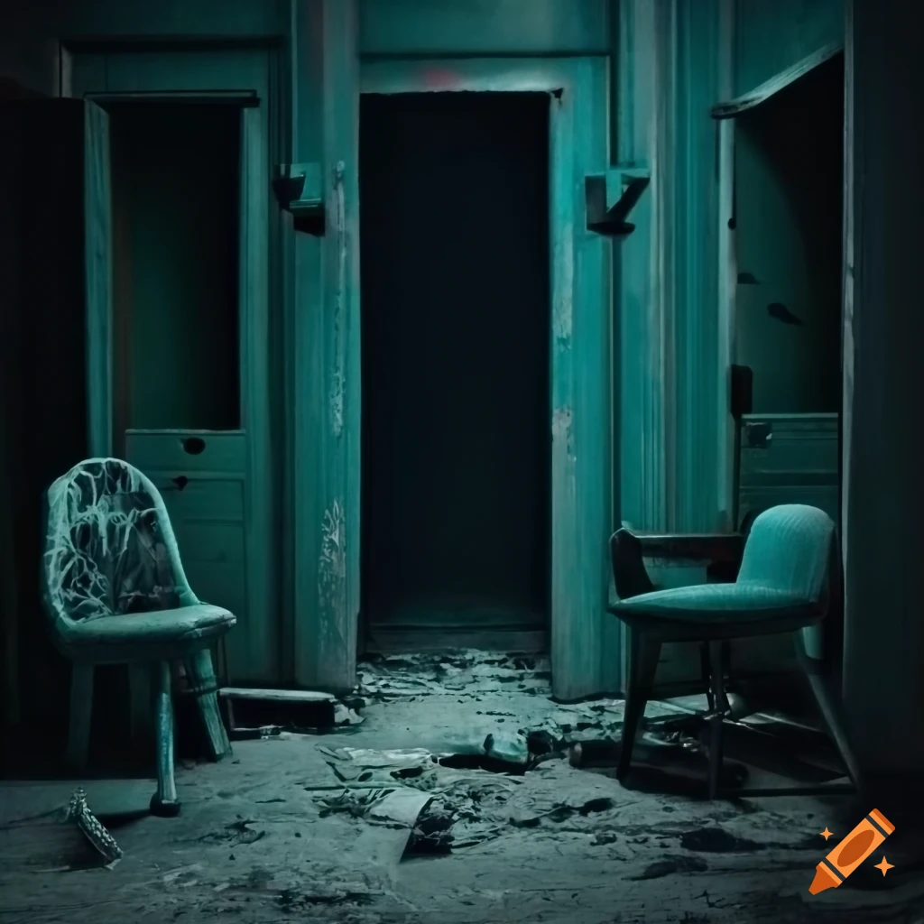 Endless horror bathroom scene on Craiyon