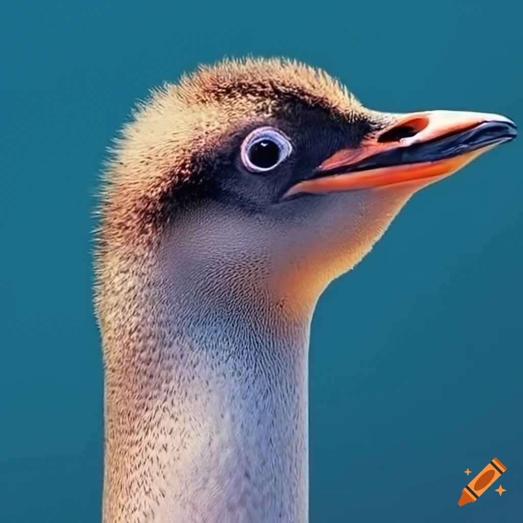 Hybrid animal: penguin-ostrich on Craiyon