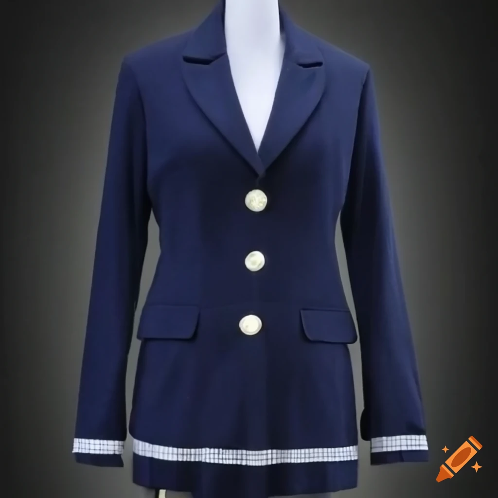 Fashionable school uniforms on Craiyon