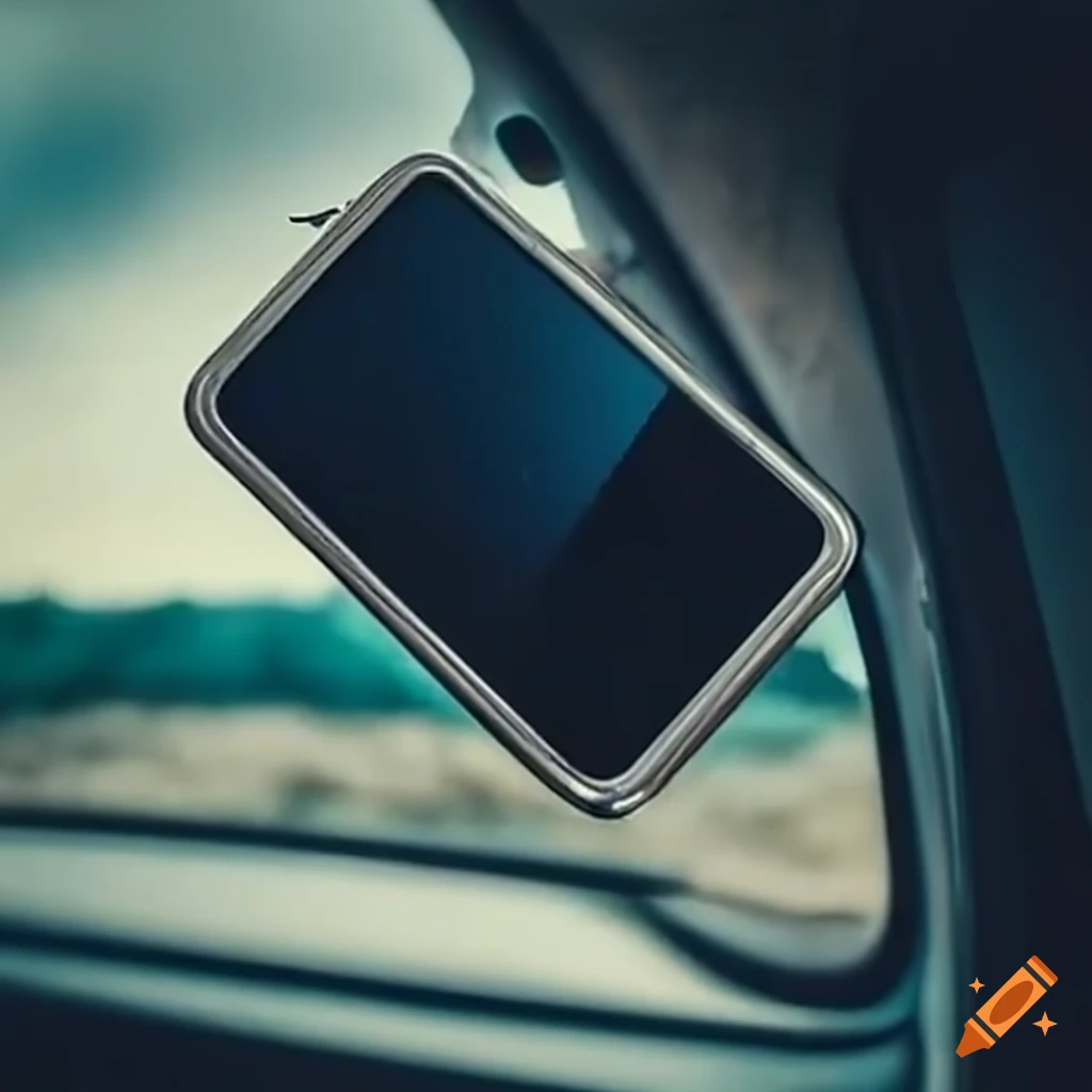 Conceptual image of a cellphone flying out of a car window