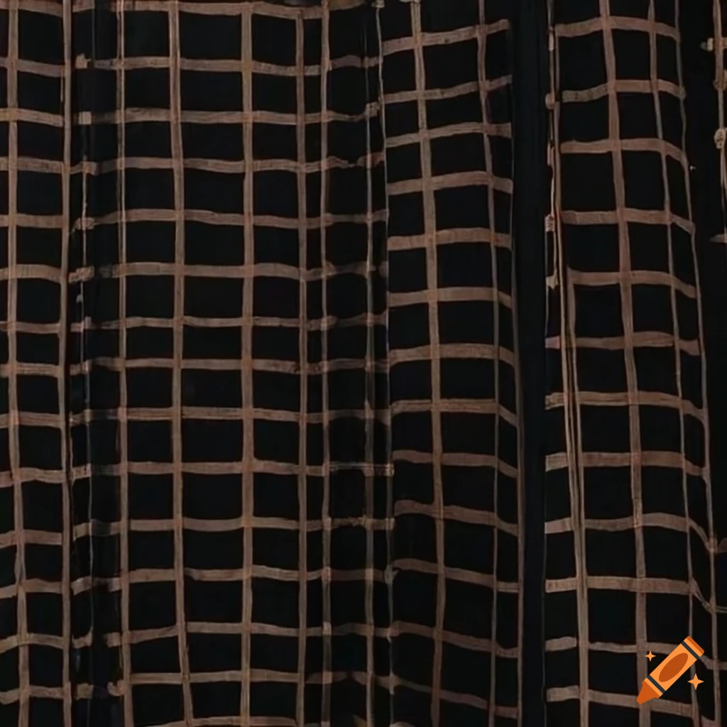 Woven fabric inspired by dystopian era on Craiyon