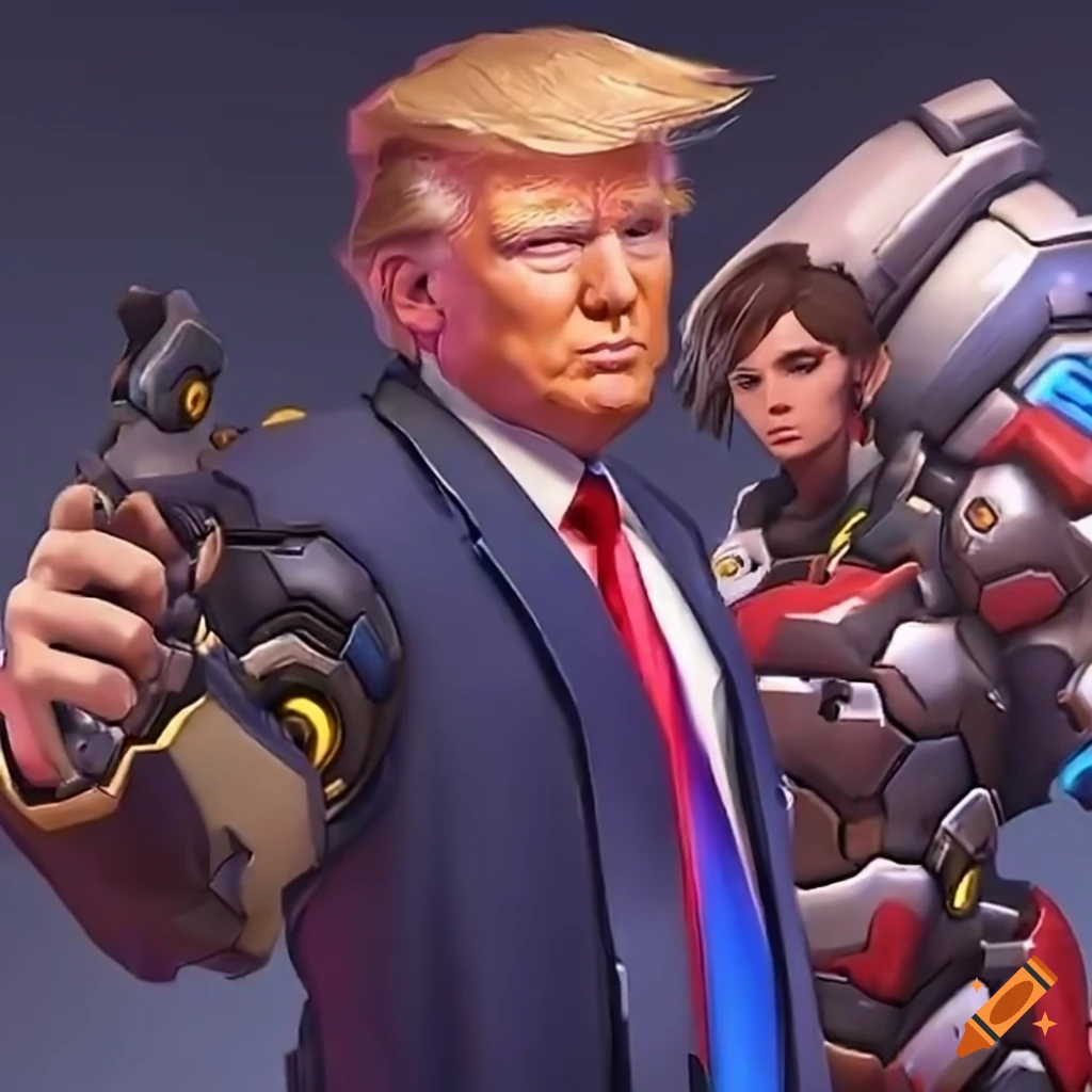 Donald trump character in overwatch