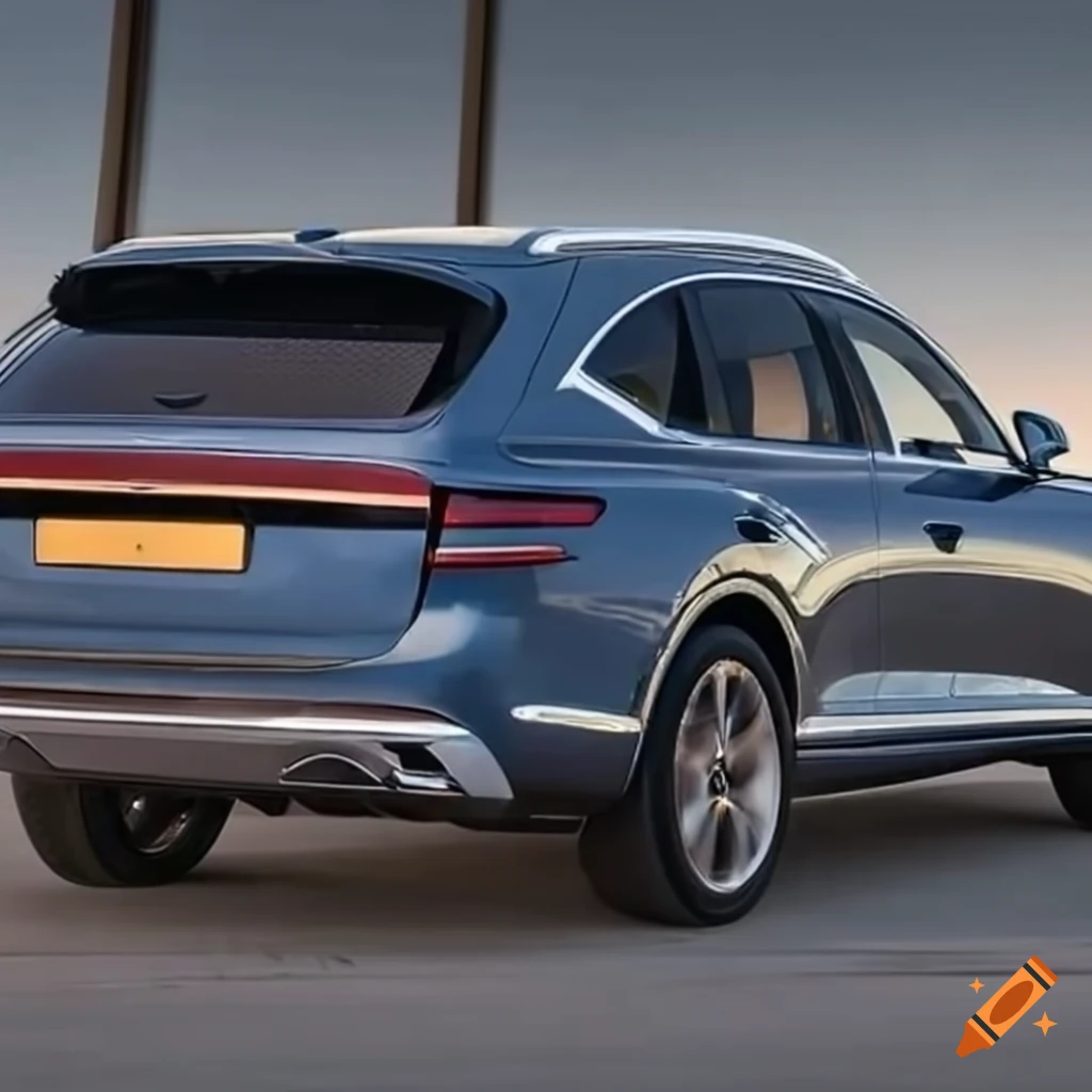 Rear view of a 2023 genesis gv80 on Craiyon