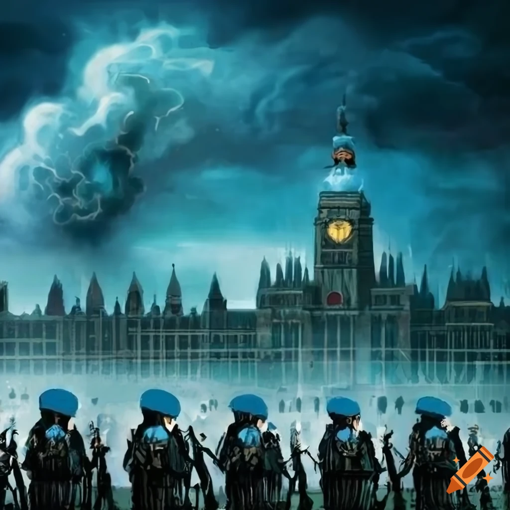 Steampunk illustration of canadian house of commons on Craiyon