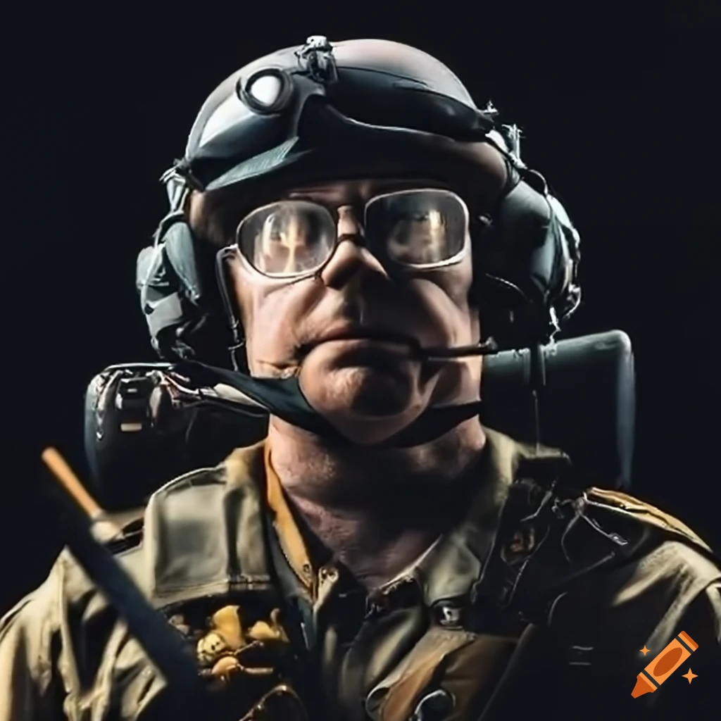 Helicopter pilot on Craiyon