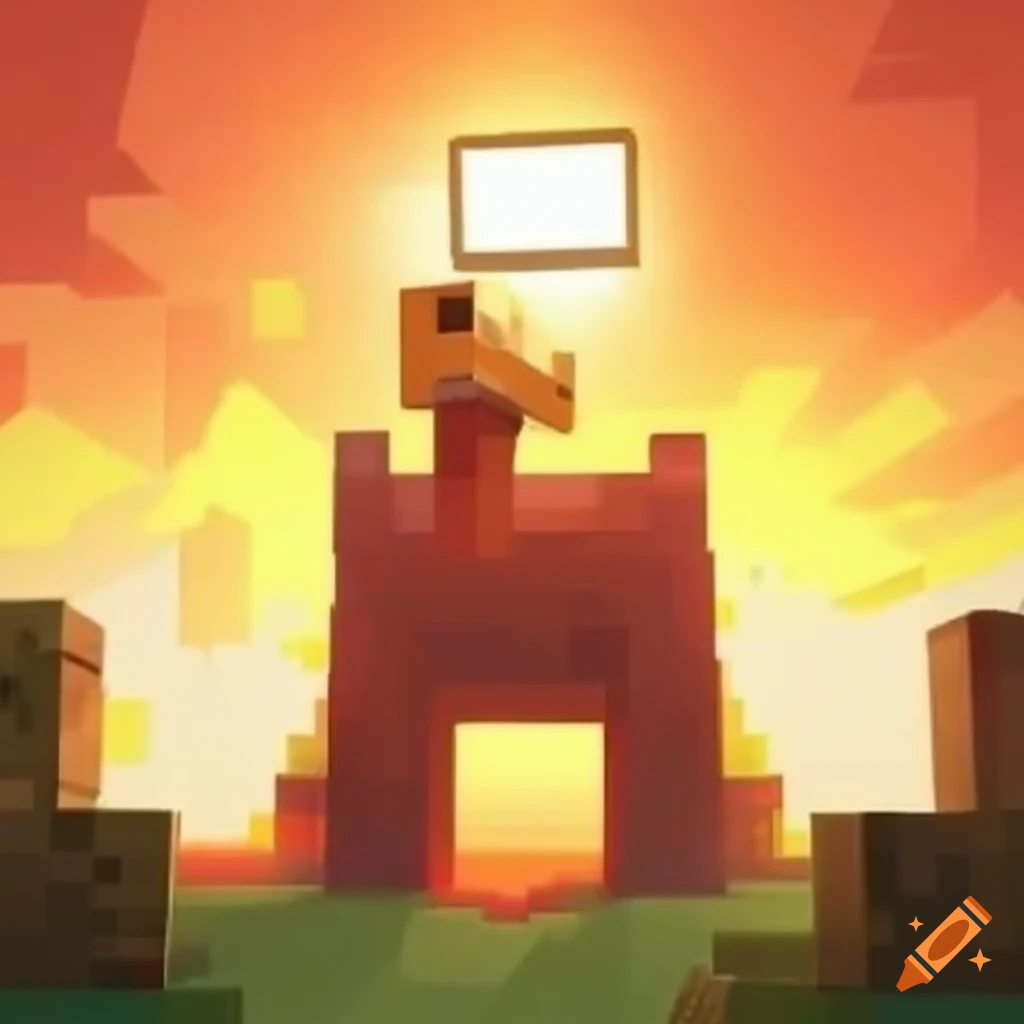 Up-to-date minecraft launcher on Craiyon