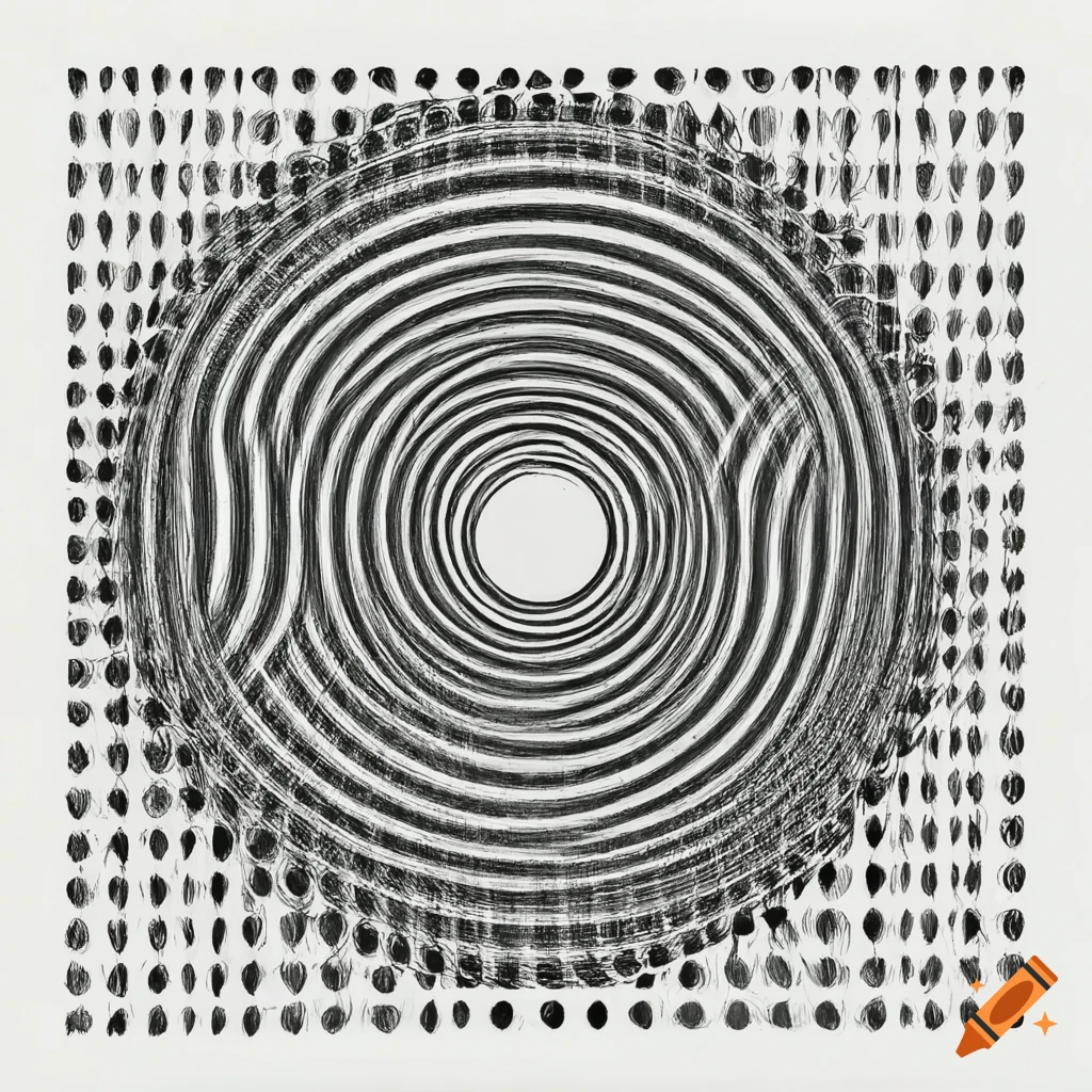 Abstract art inspired by bridget riley on Craiyon