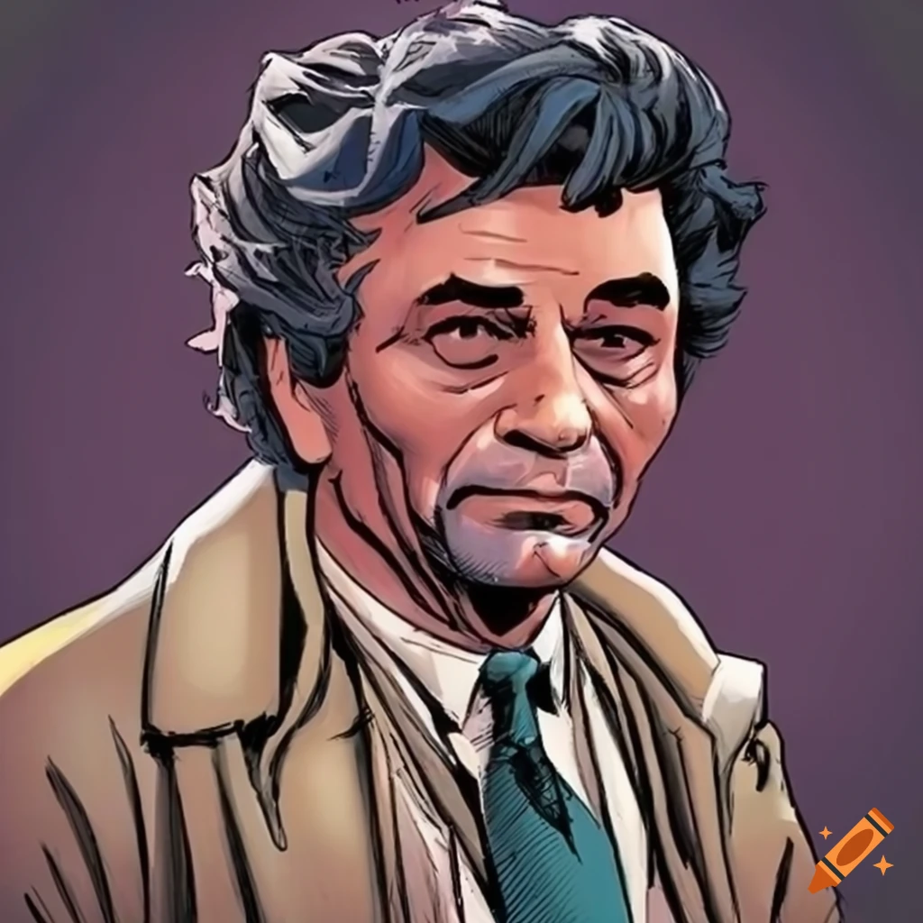 Portrait of inspector columbo
