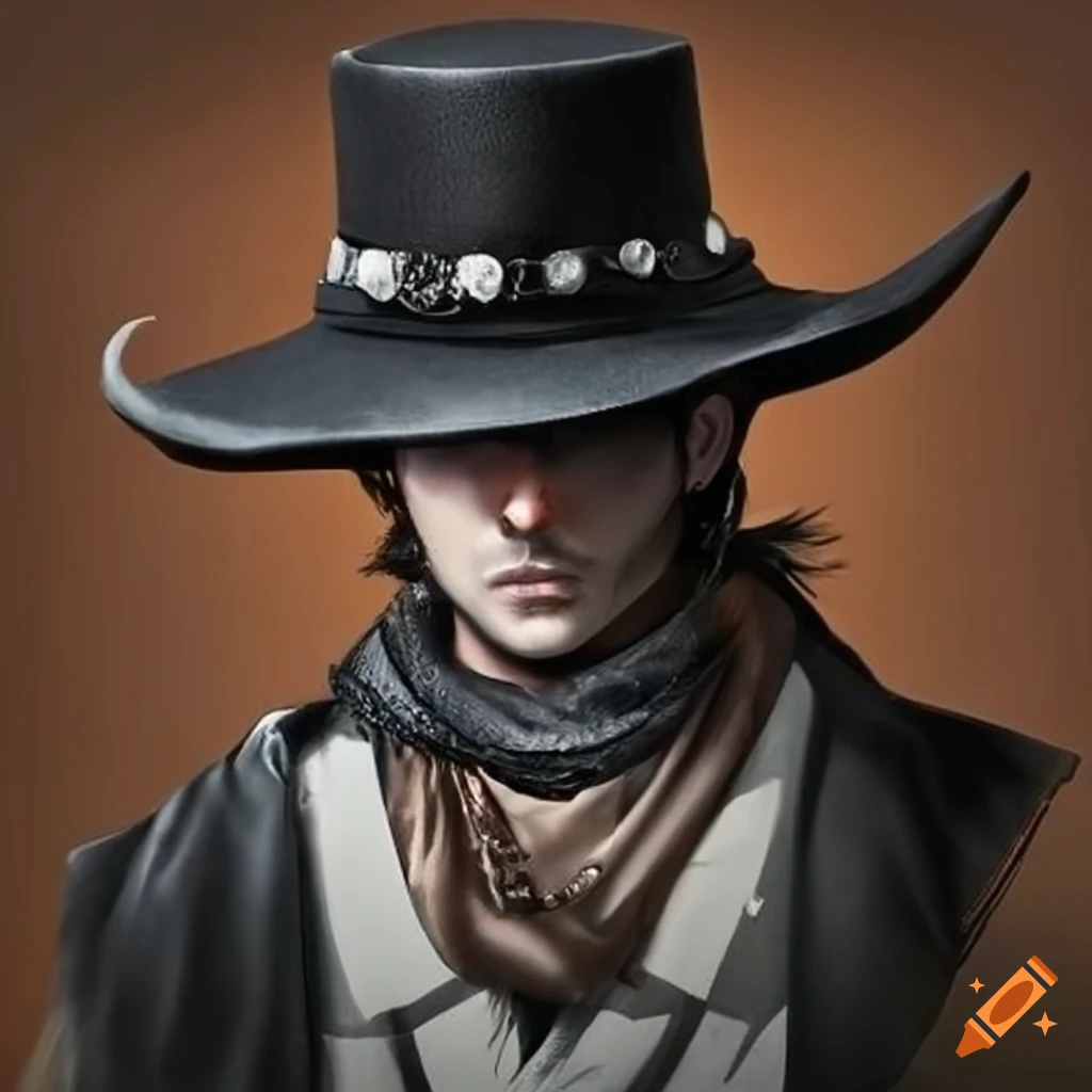 Moebius artstyle gunslinger character on Craiyon