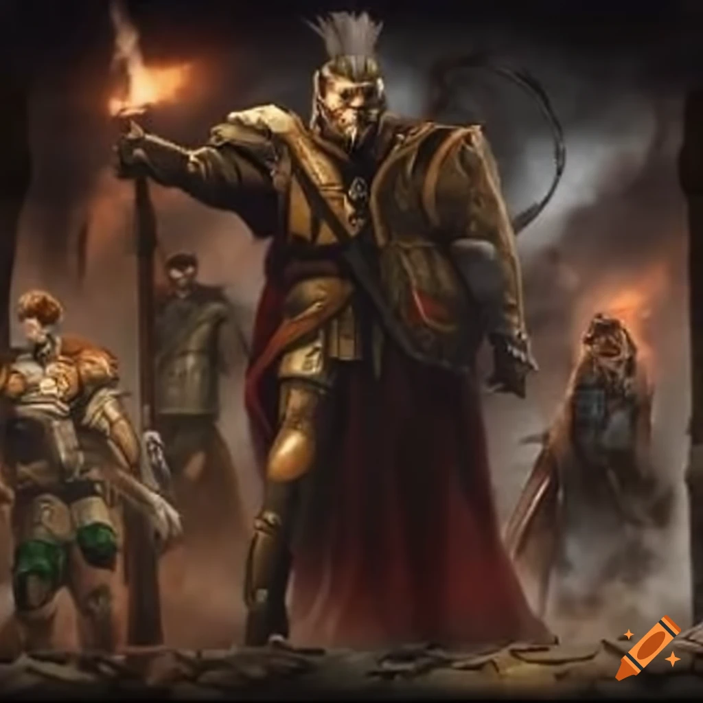 Image depicting epic faction-based battles