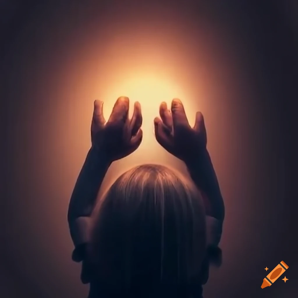 Divine glow with healing light and bright holy glow on Craiyon