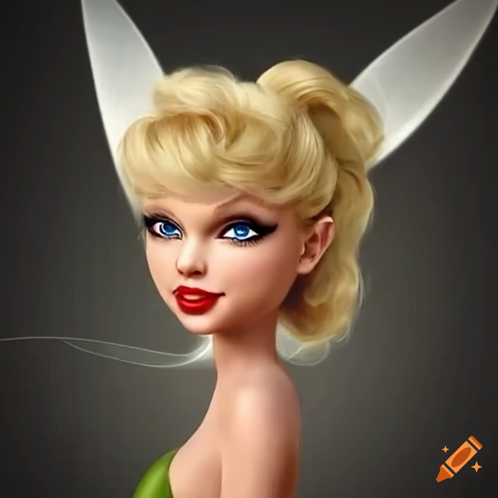 Tinker bell portrayal by taylor swift