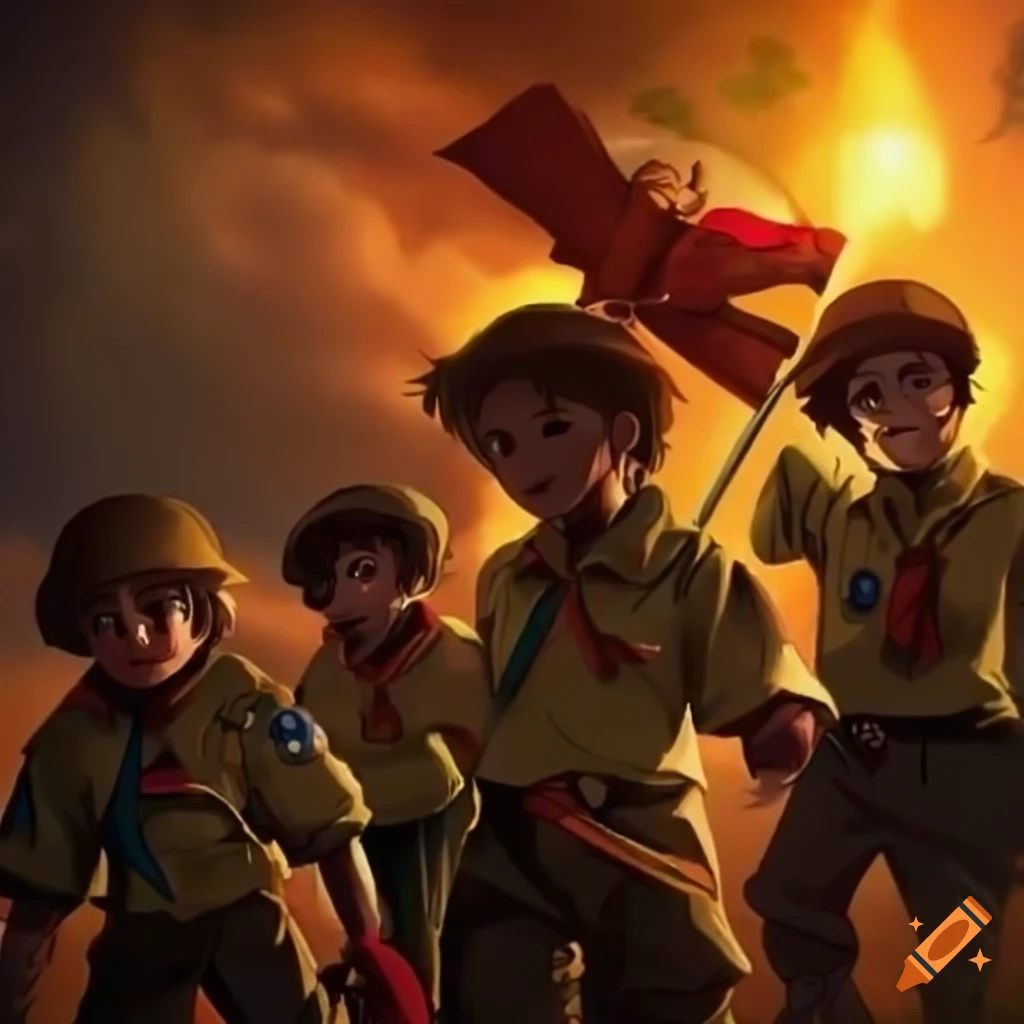 Image of a cute boy scout on Craiyon