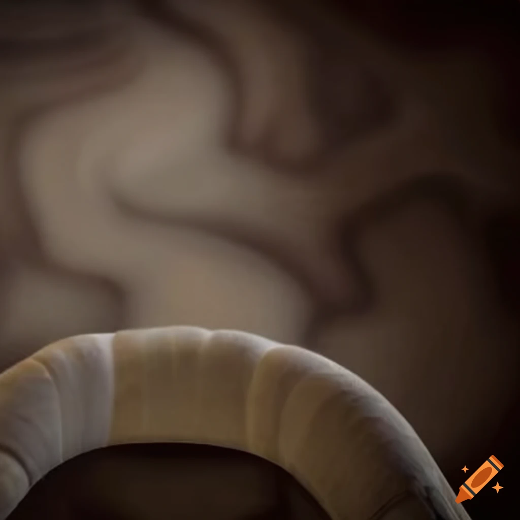 Marble chair with unique texture on Craiyon