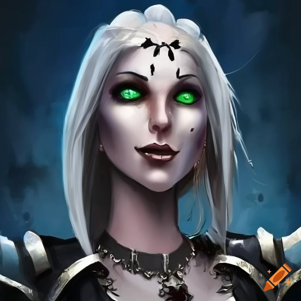 Image of an undead blonde princess