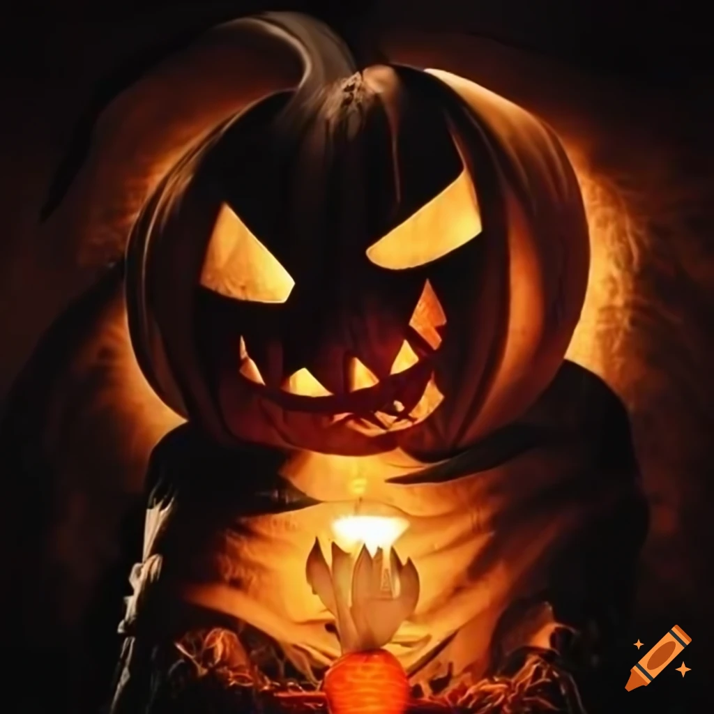 Spooky halloween image on Craiyon