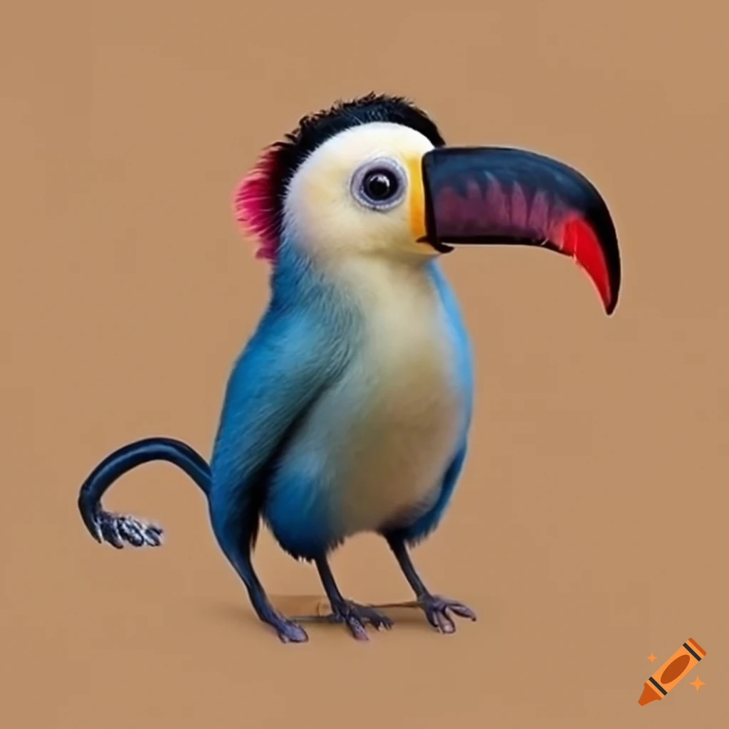Parrot beak duck concept art on Craiyon