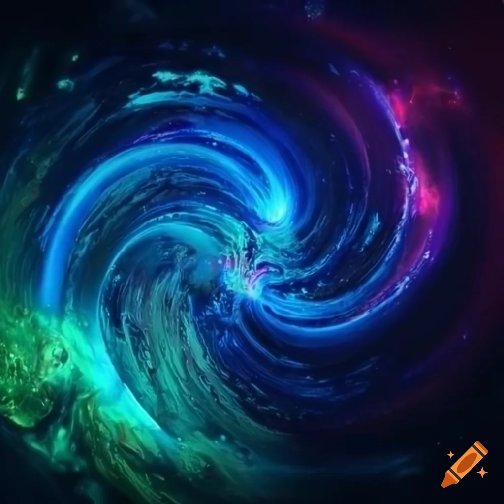 Cosmic Biomechanical Numbers In Vibrant Colors